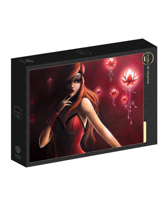 1000 κομμάτια MISSTIGRI : RED LIGHT FLOWER