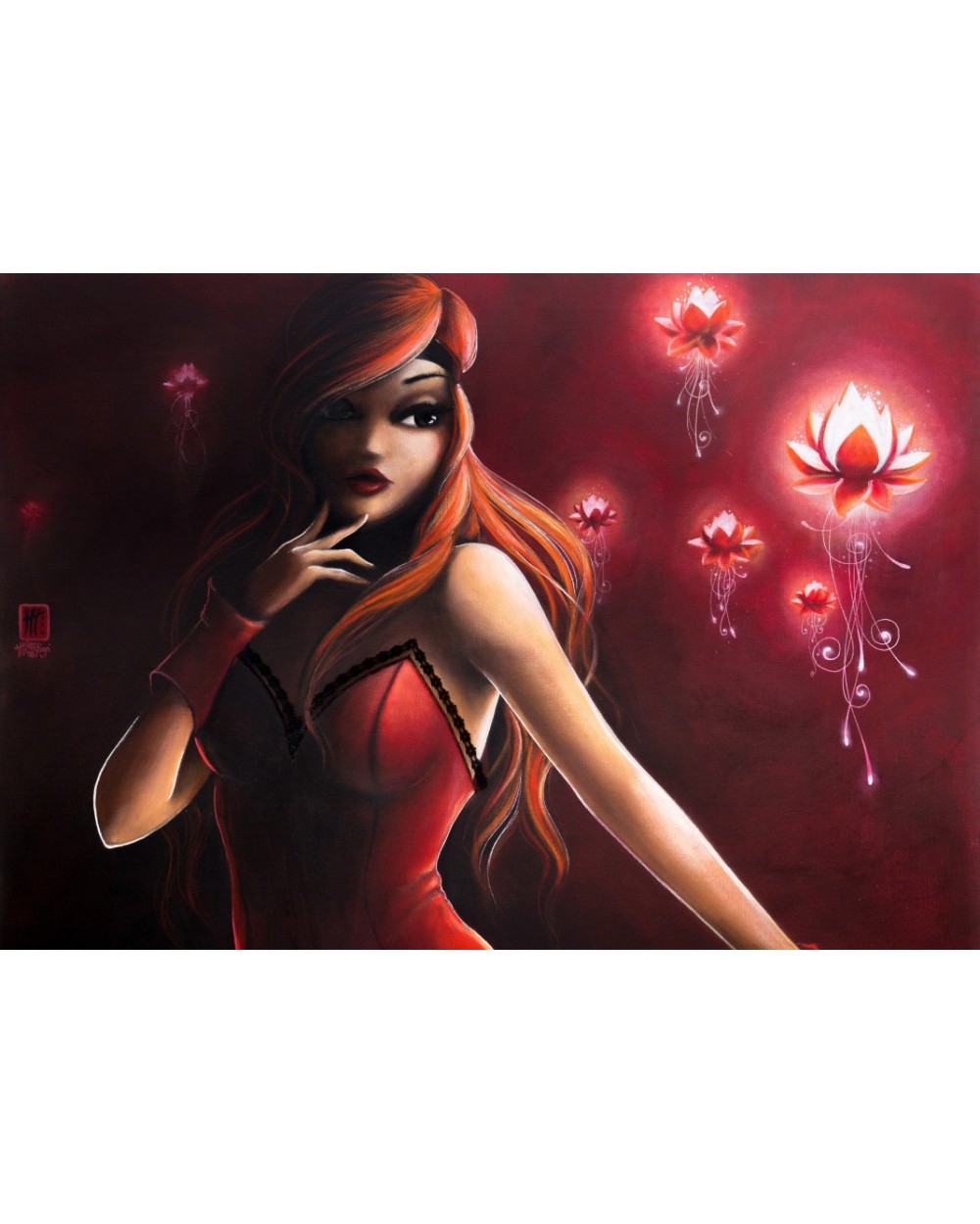 1000 κομμάτια MISSTIGRI : RED LIGHT FLOWER